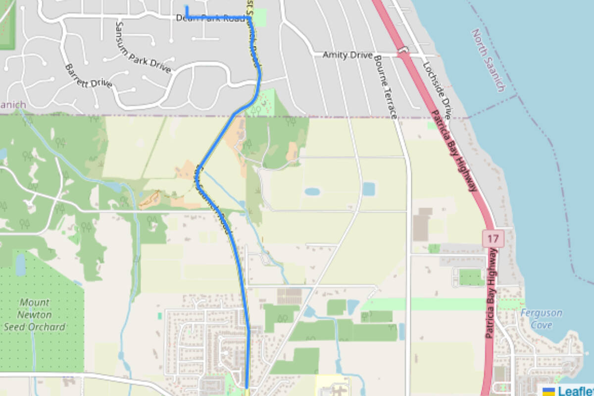 Water main work impacts East Saanich Road users | Sooke News Mirror